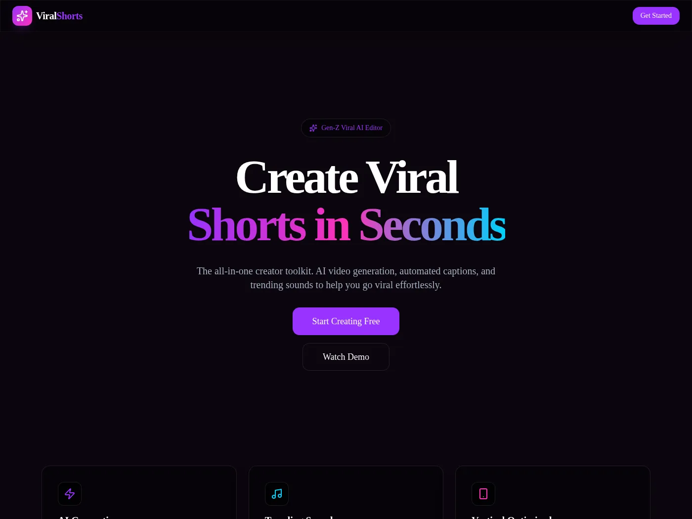 Viral Shorts Maker