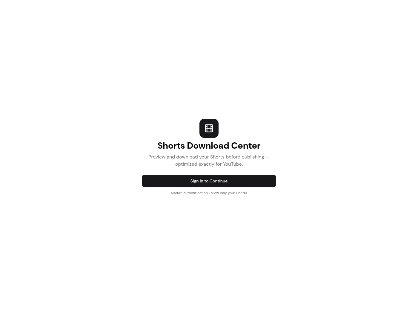 Shorts Download Center