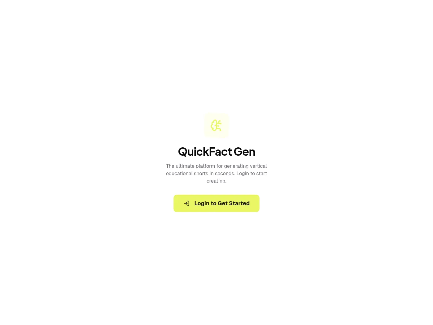 QuickFact Shorts Generator