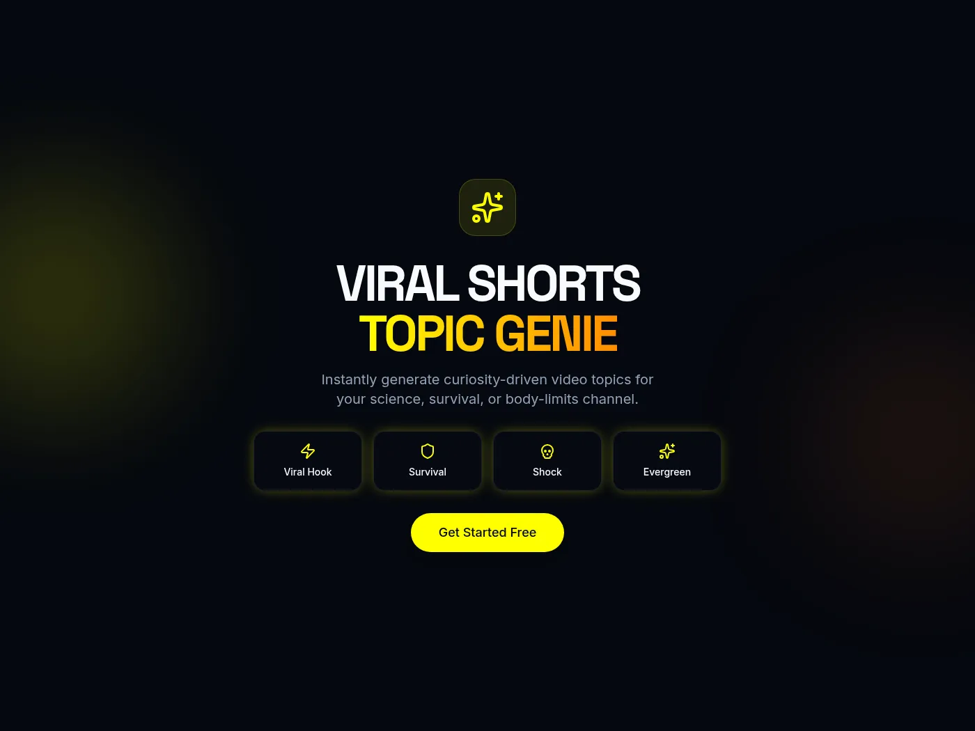 Viral Shorts Topic Genie