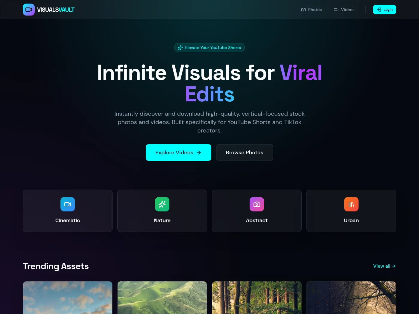 Shorts Visuals Vault