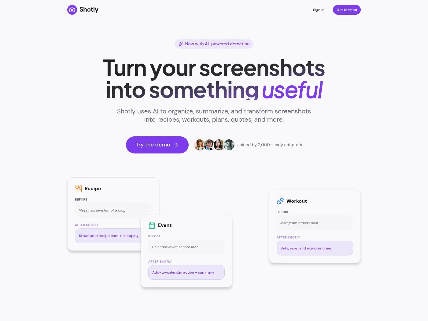 Shotly Screenshot Transformer