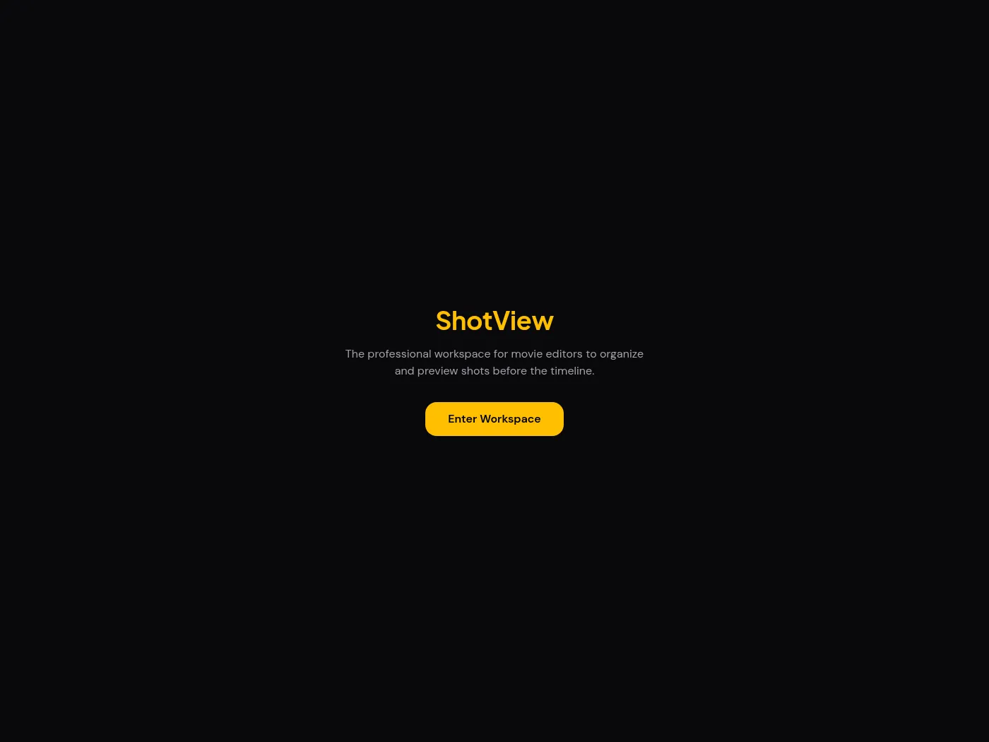 ShotView Editor Organizer
