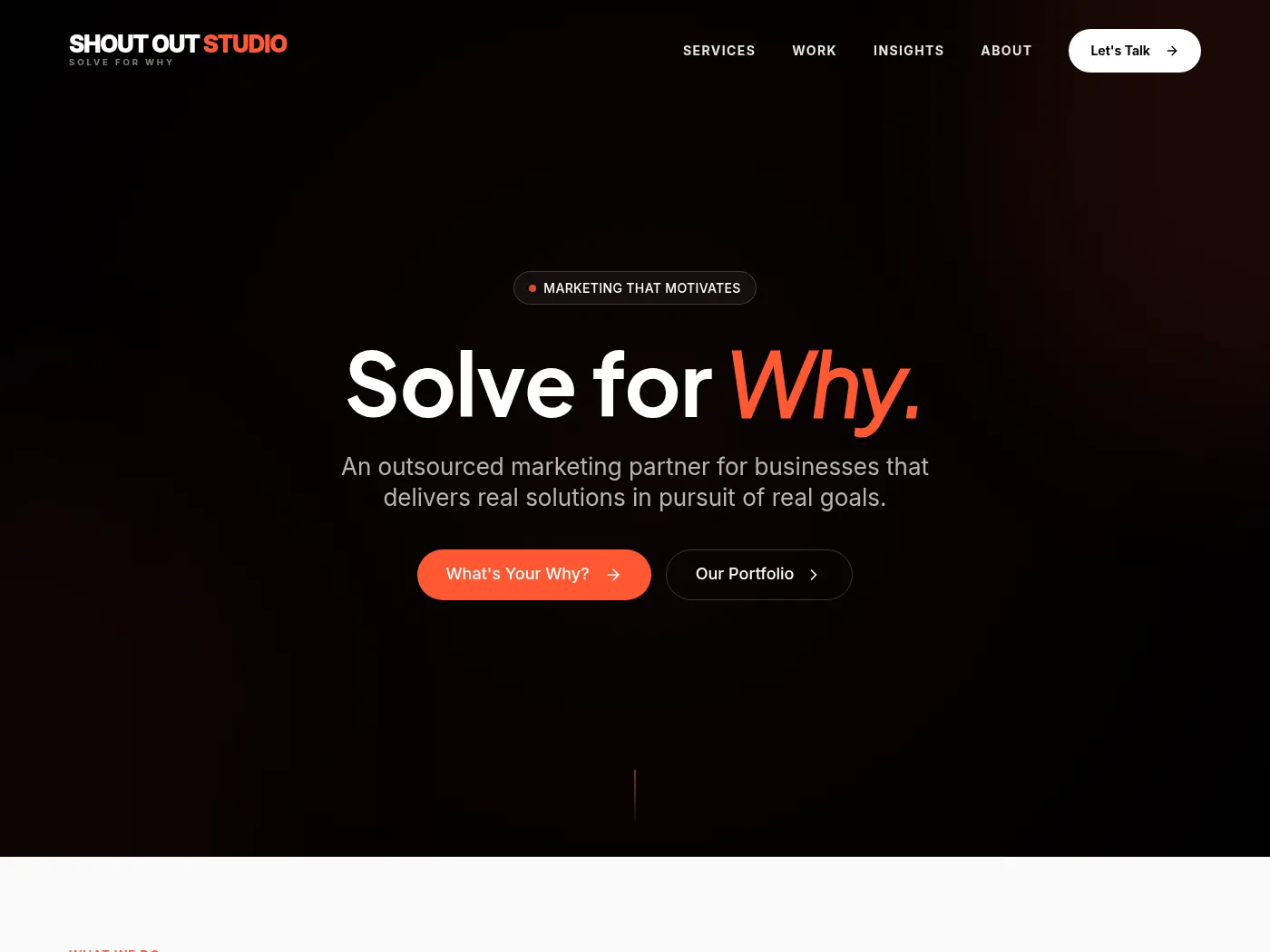 Shoutout Studio Website