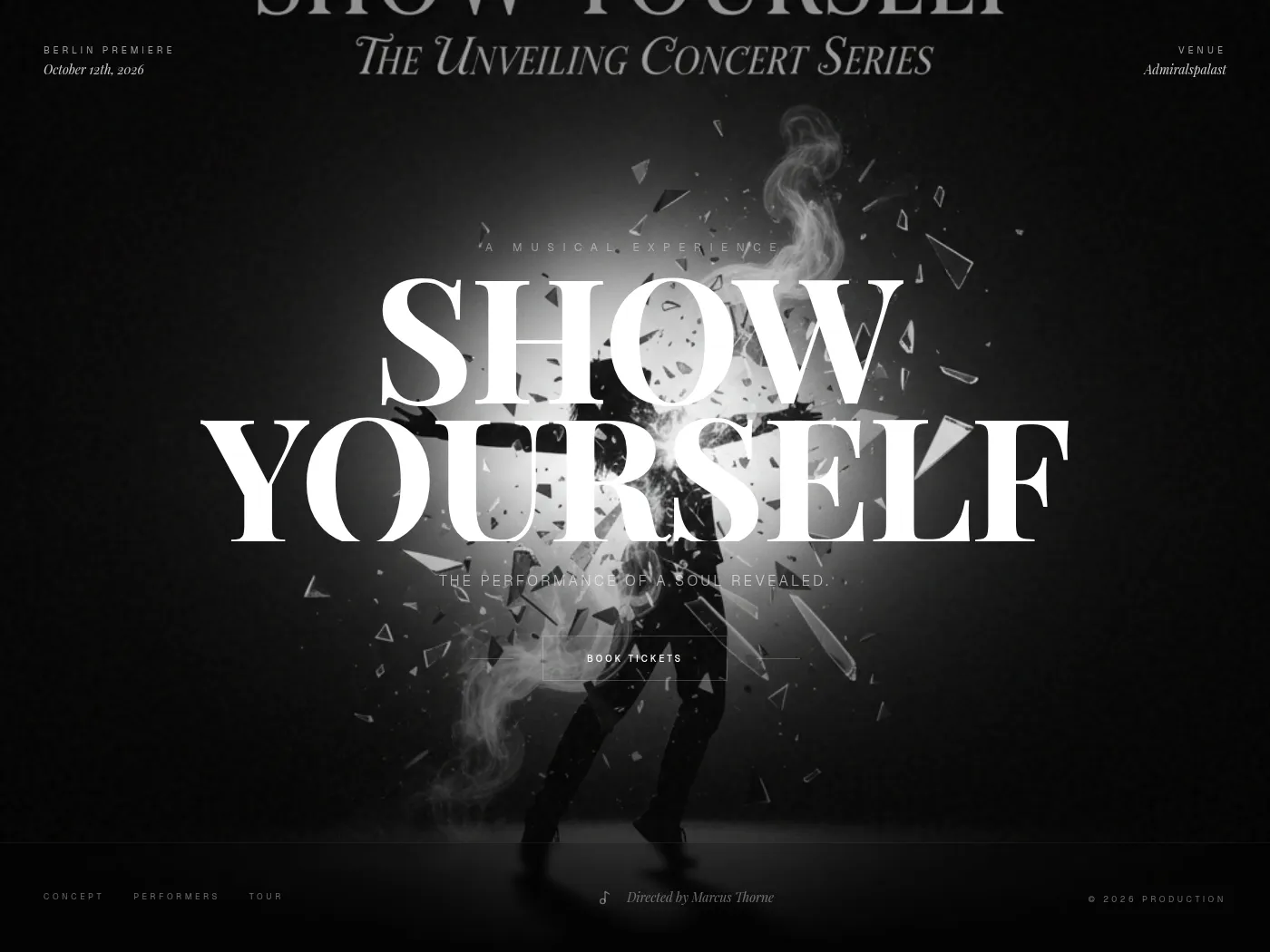Show Yourself Concert Poster