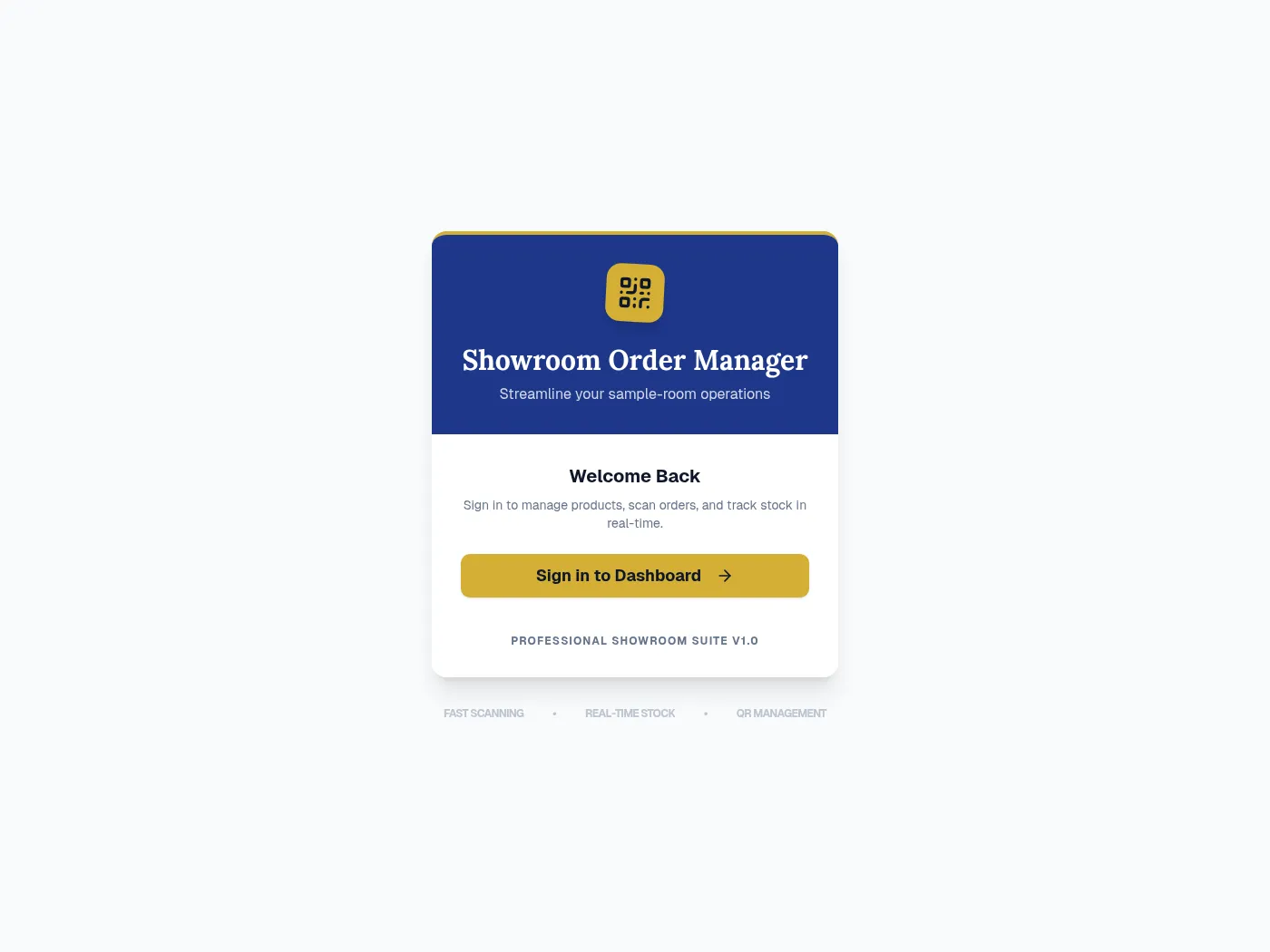Showroom Order Manager
