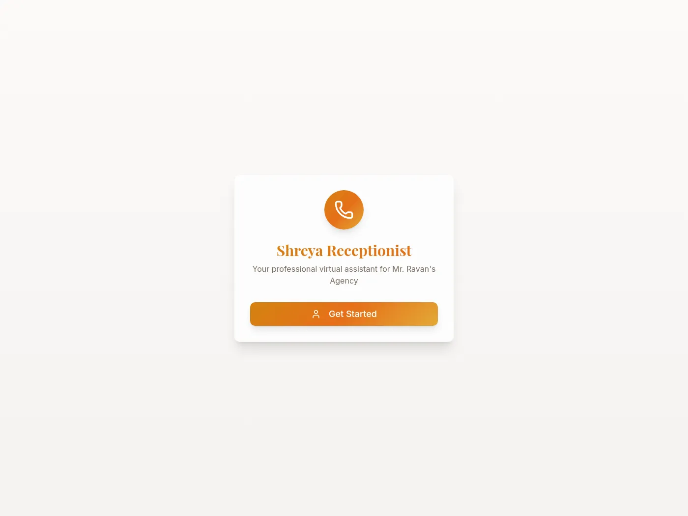 Shreya Virtual Receptionist