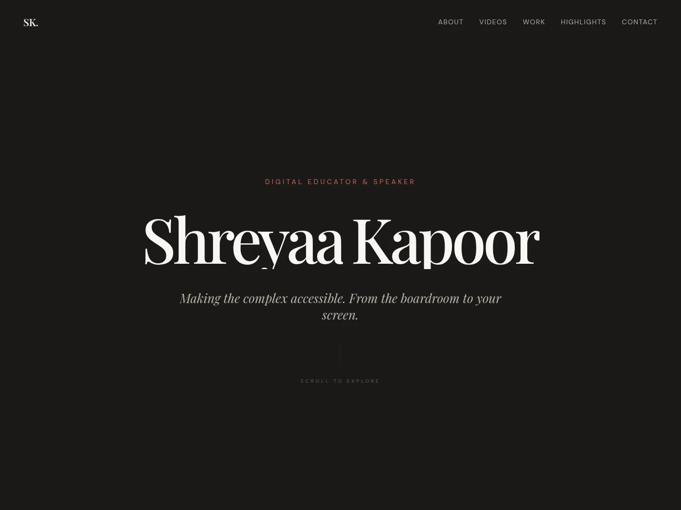 Shreyaa Portfolio