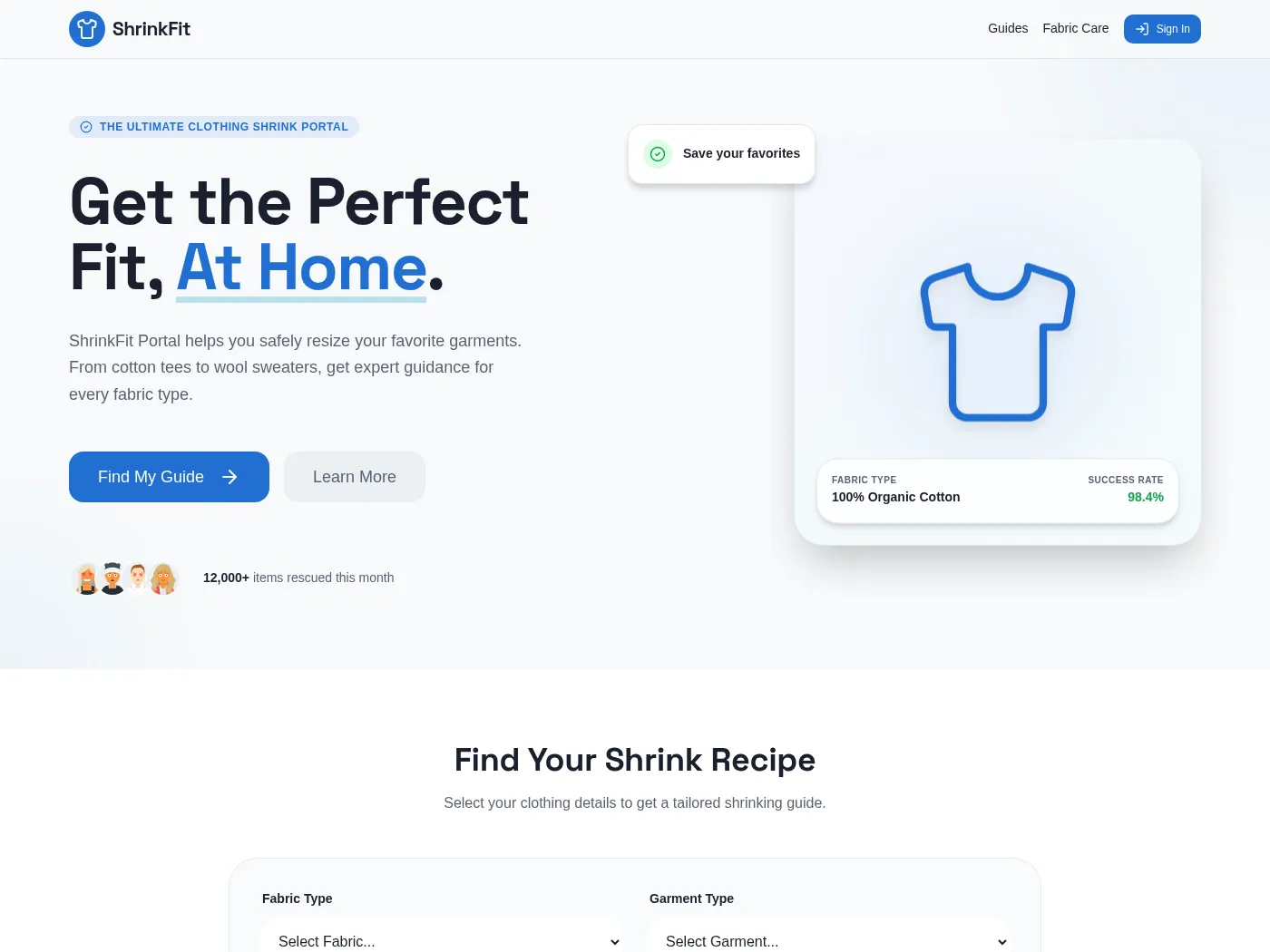 ShrinkFit Portal