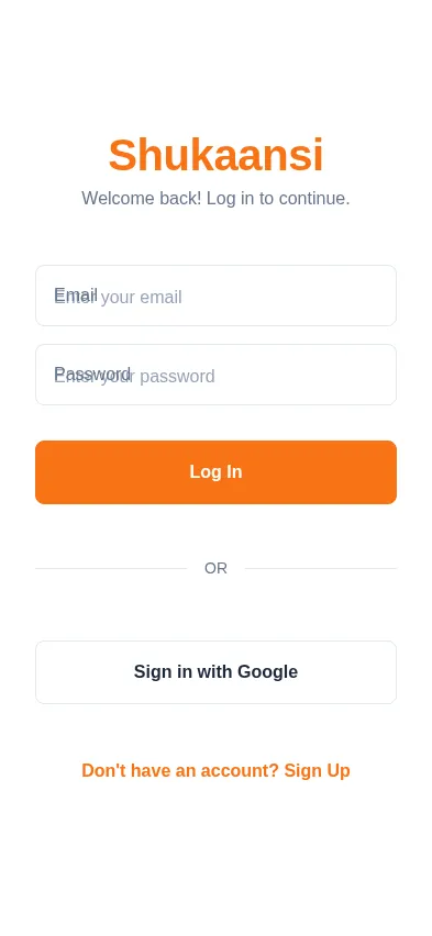 Shukaansi Dating App