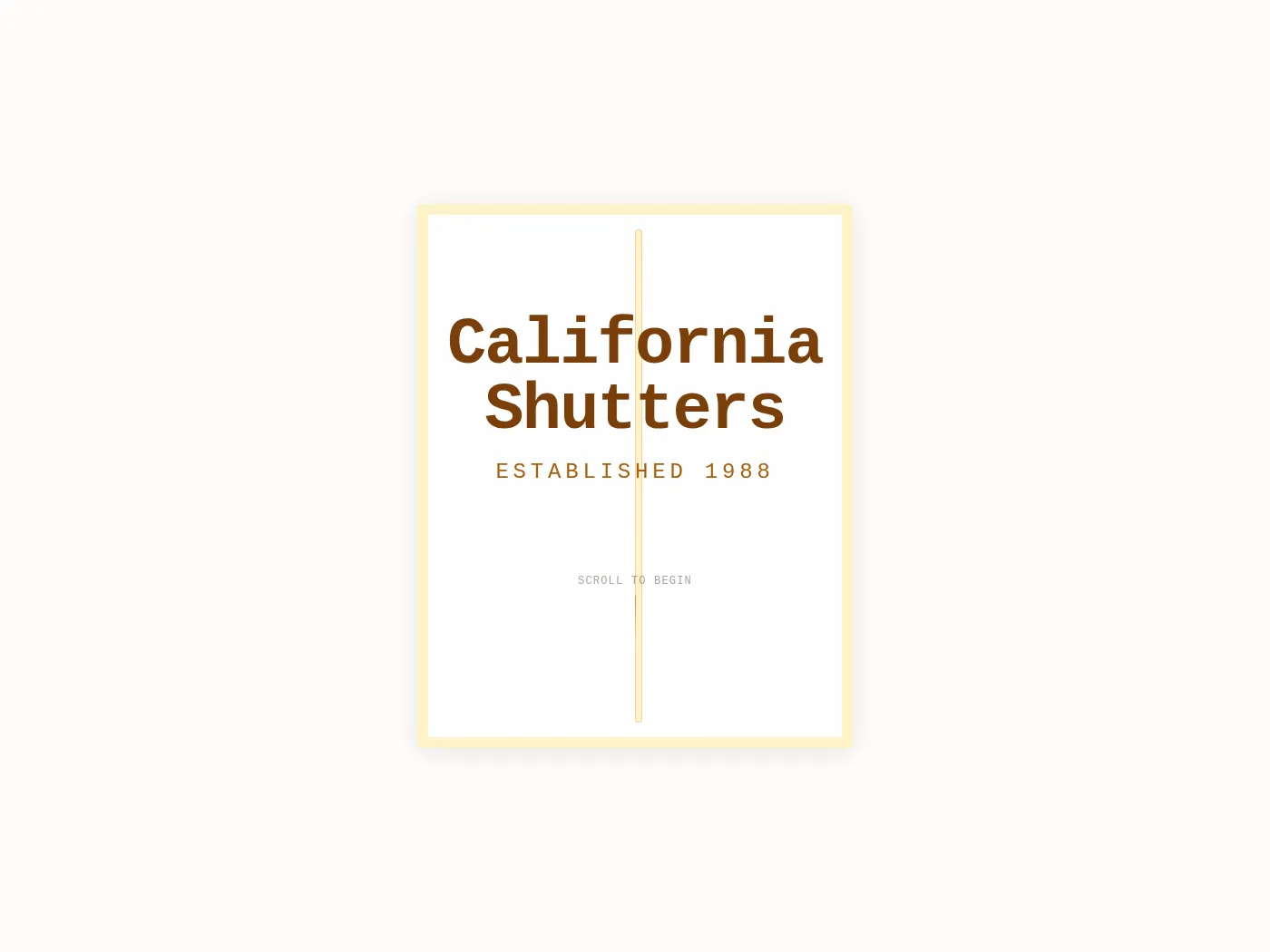 Shutter Prestige Landing