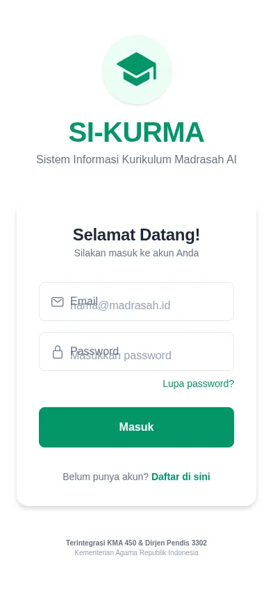 SI-KURMA Madrasah AI App