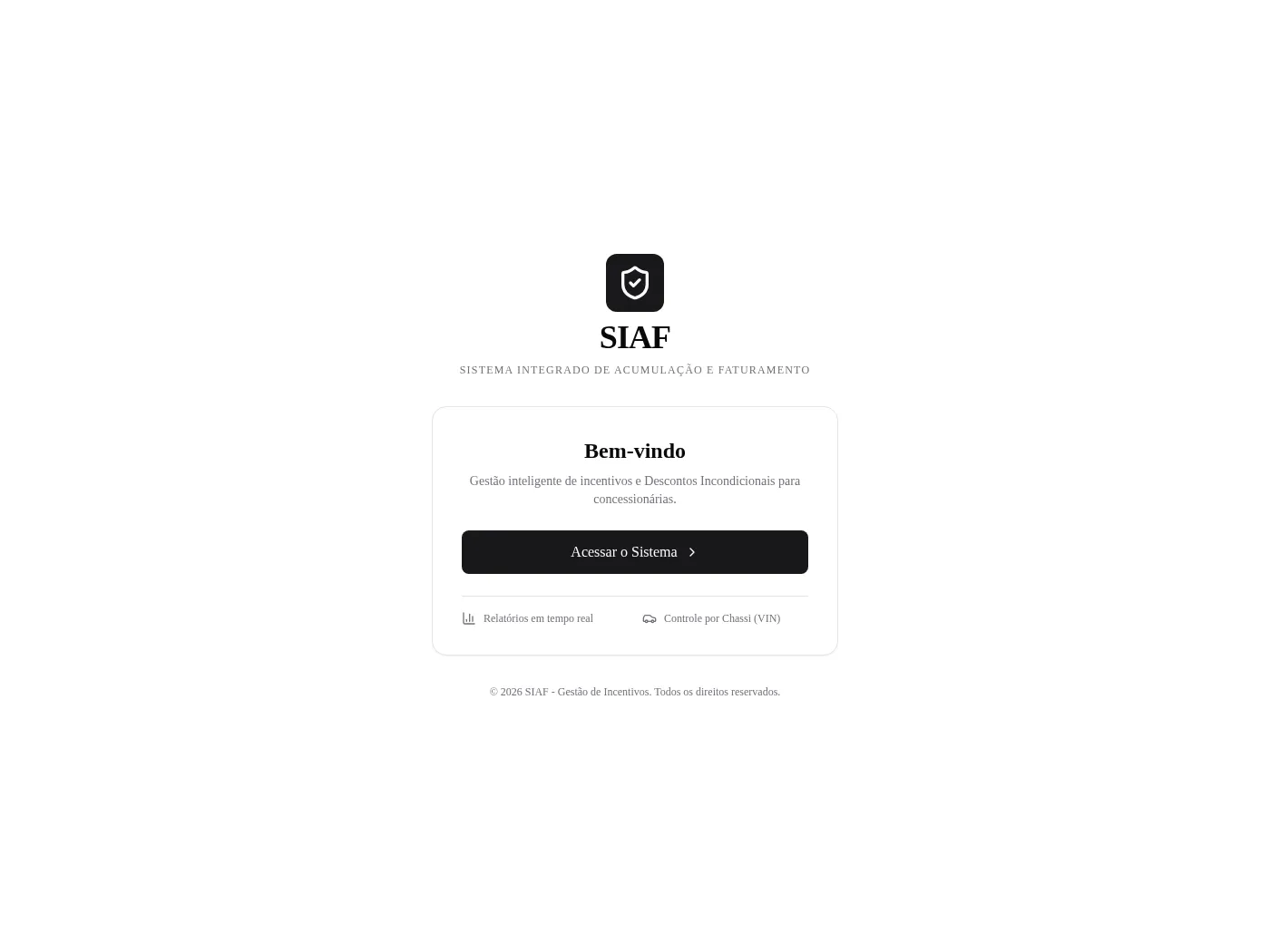 SIAF Incentive Manager