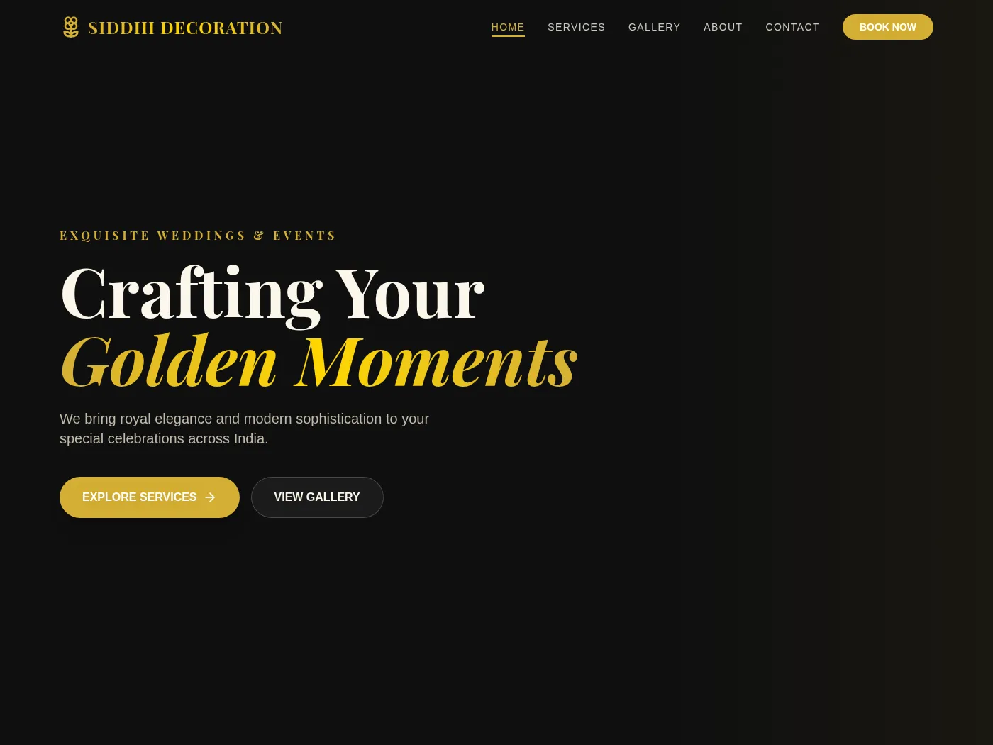Siddhi Decoration Site