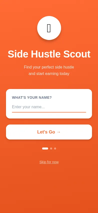 Side Hustle Scout