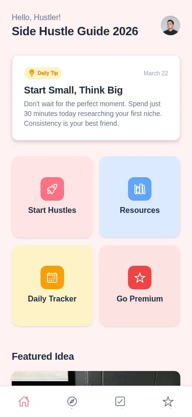 Side Hustle Guide 2026