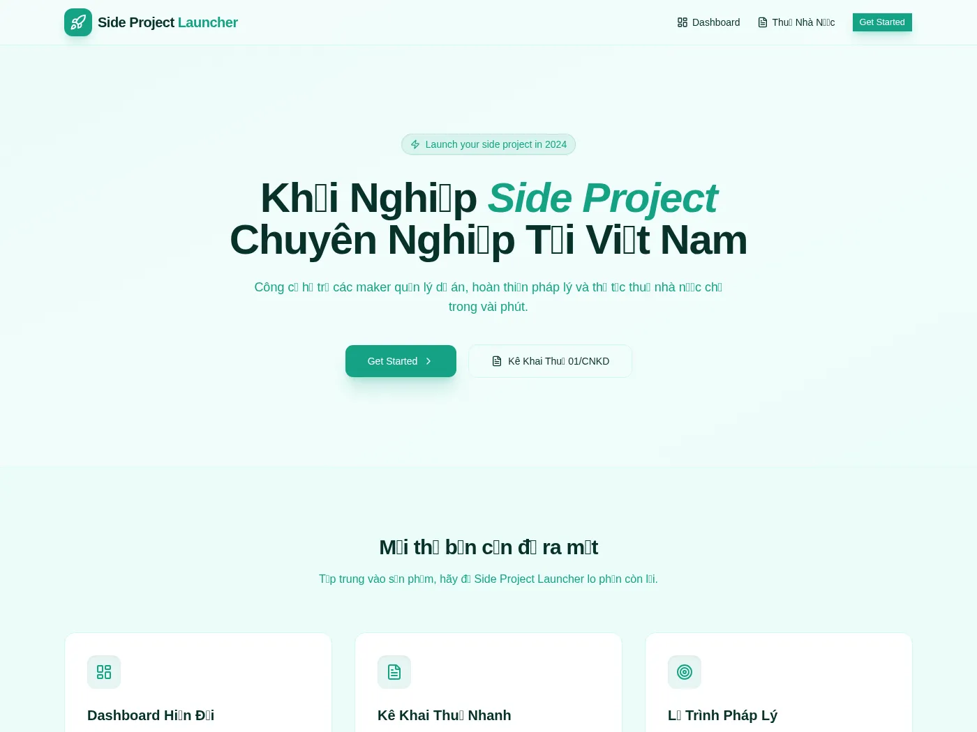 Side Project Launcher