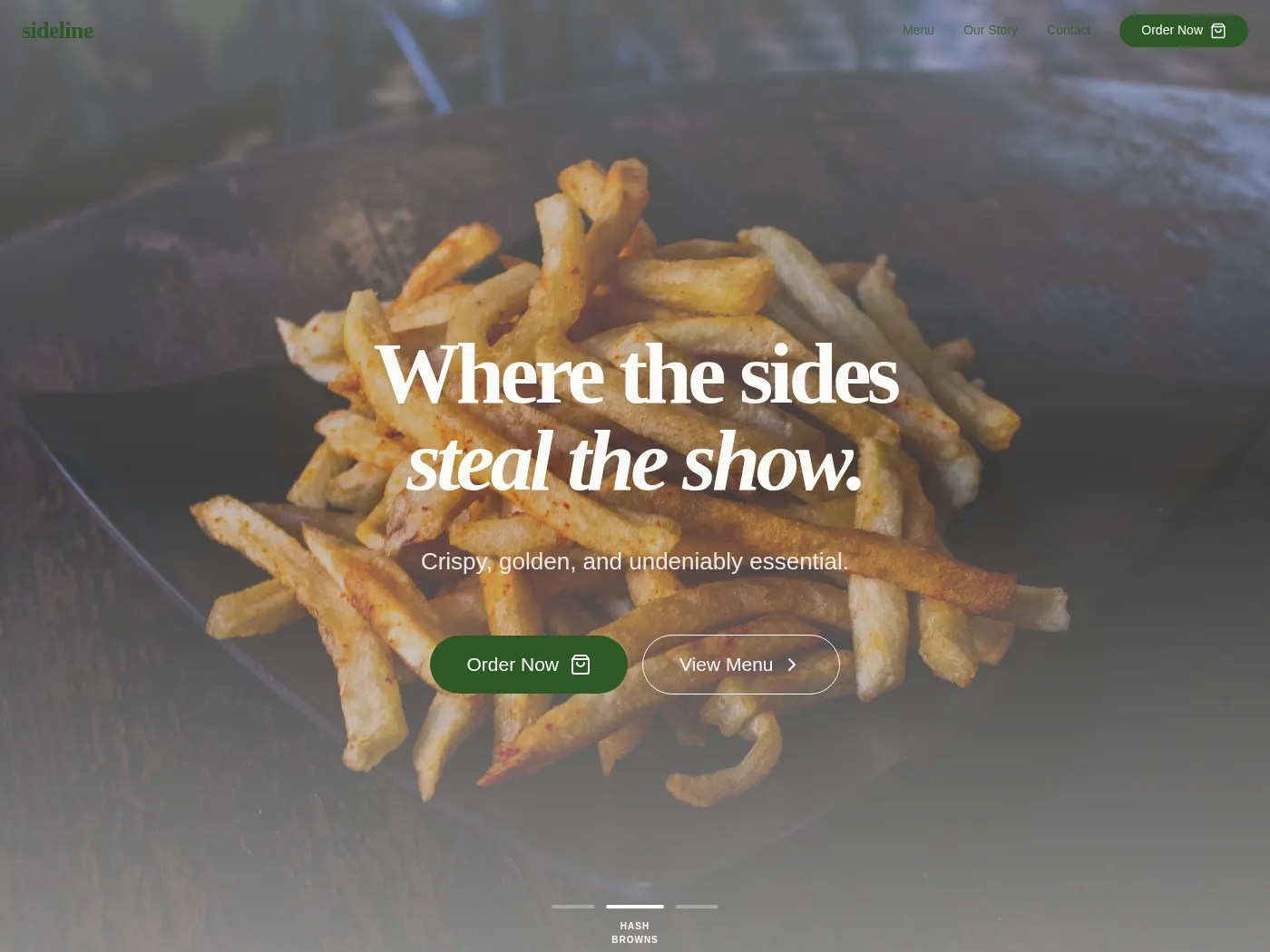 Sideline Eats Website