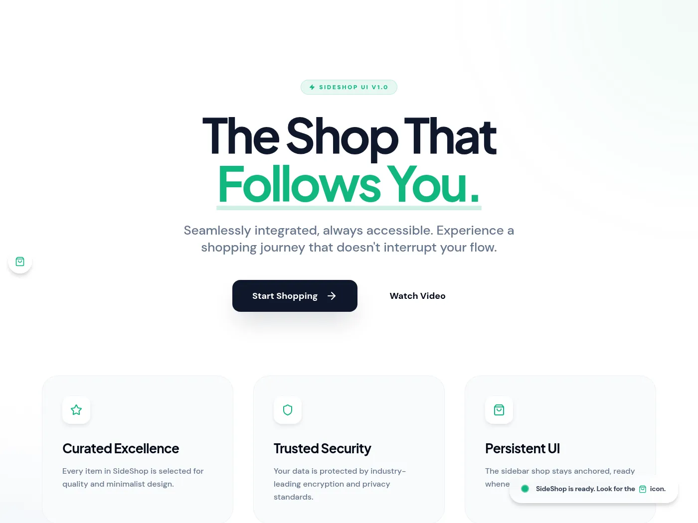 SideShop UI