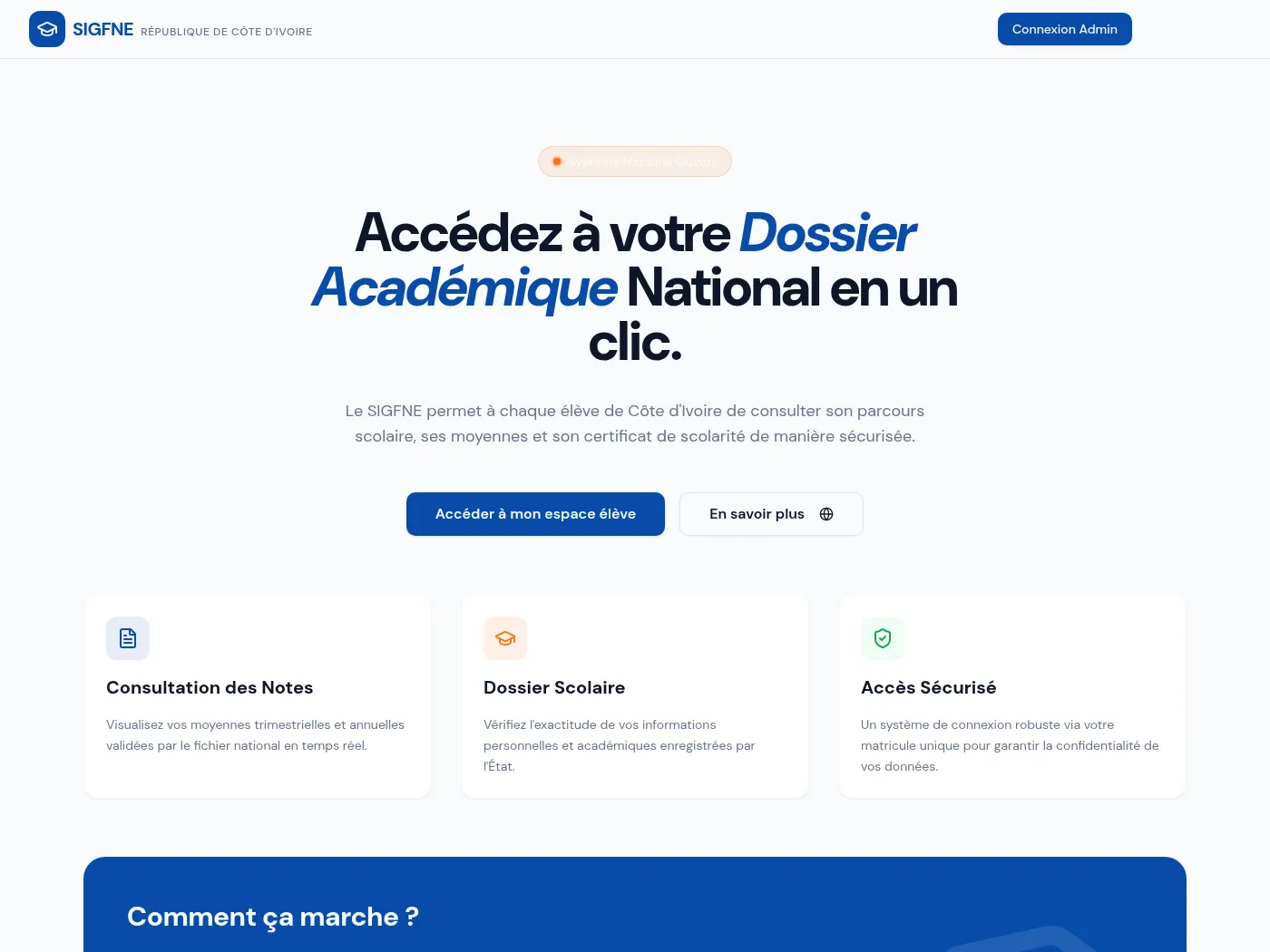 SigFNE Student Login