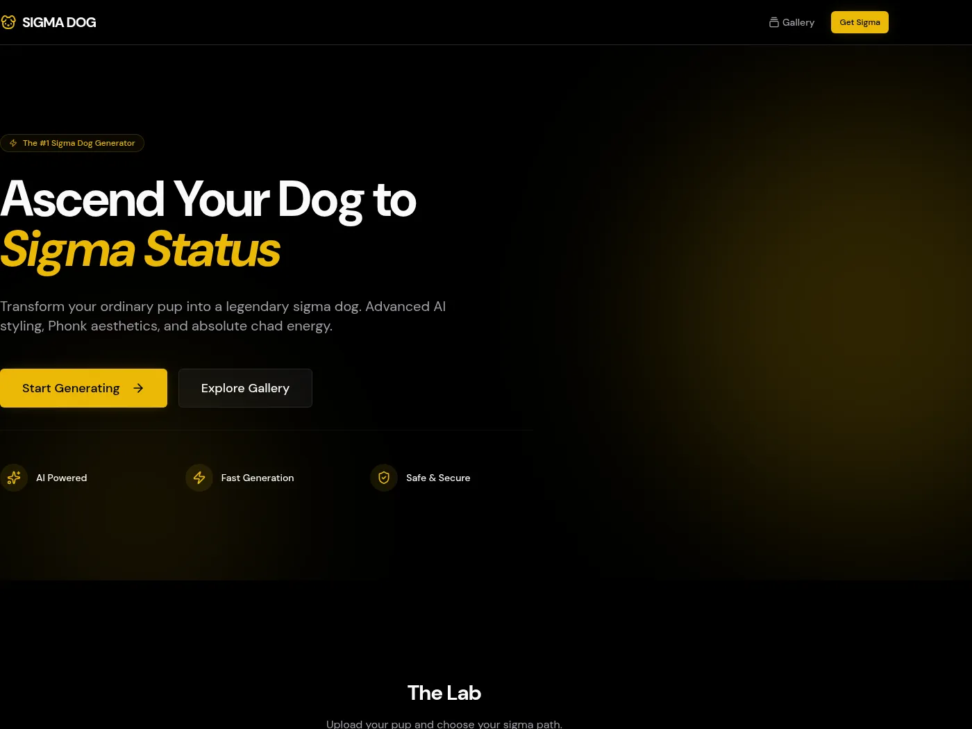 Sigma Dog Generator