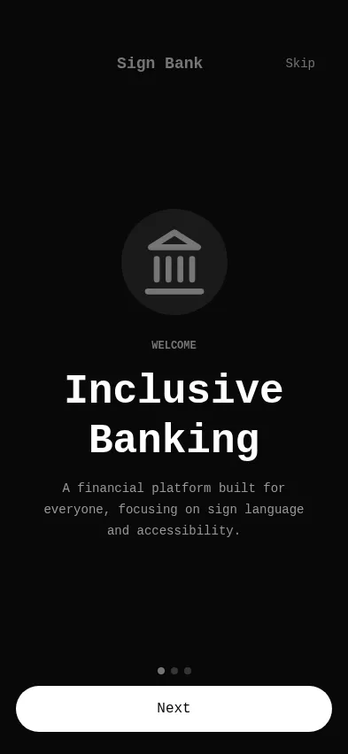 Sign Bank Assistant