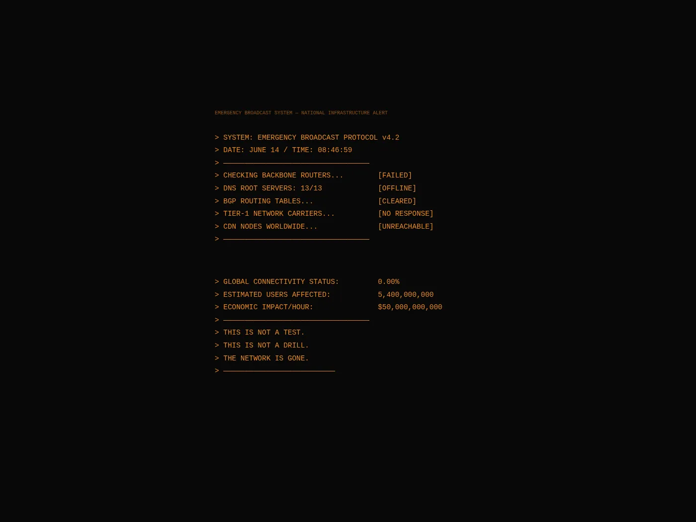 Signal Lost — Cinematic Webfilm