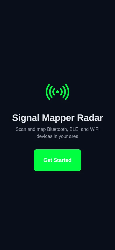 Signal Mapper Radar | Built with Blink