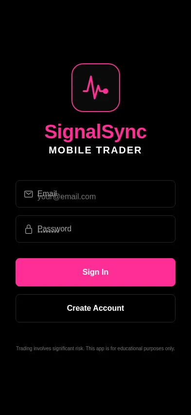 SignalSync Mobile Trader