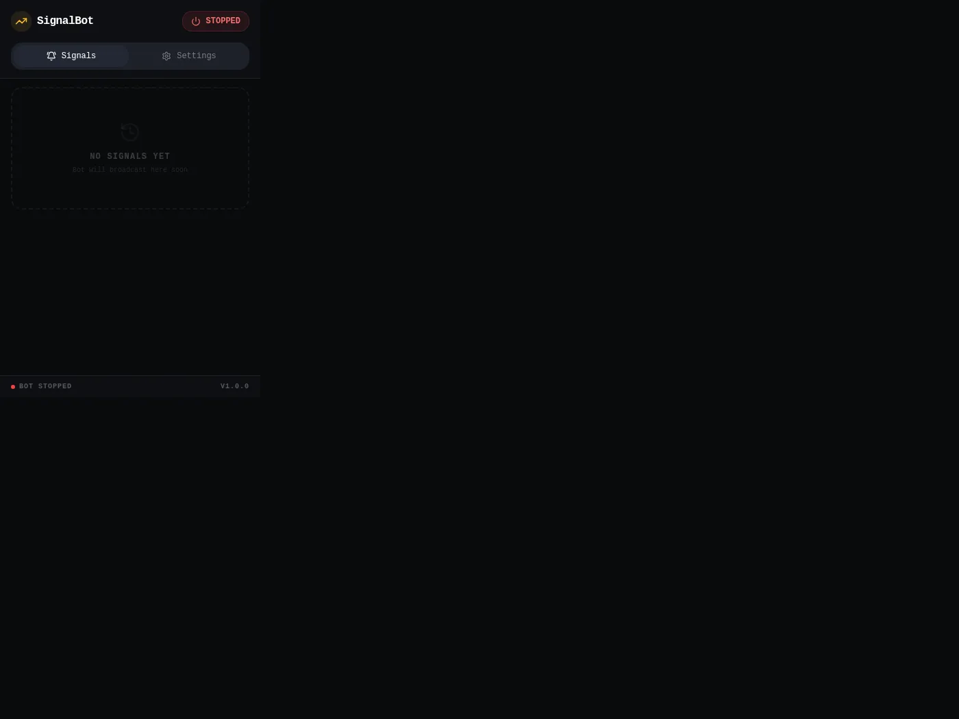 SignalBot Binance Trader