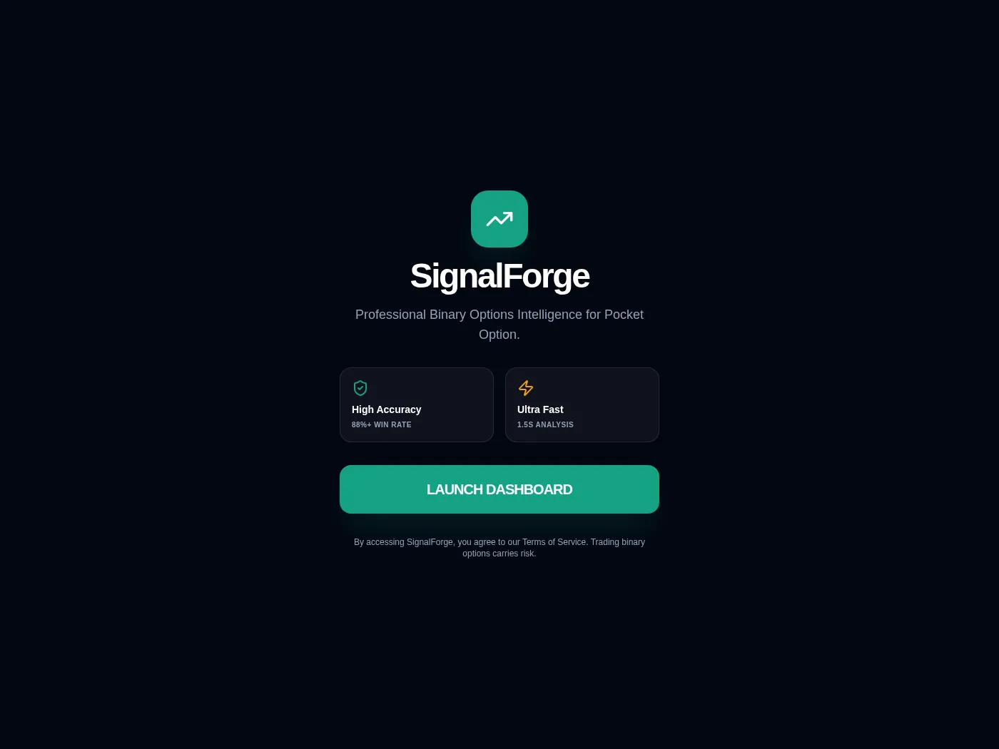 SignalForge Trading Dashboard