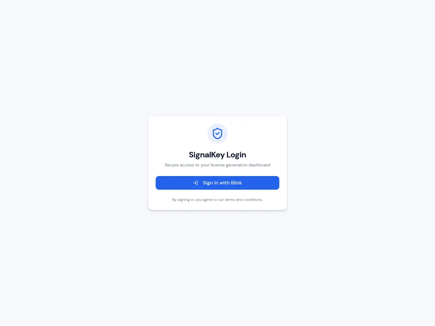 SignalKey License Manager