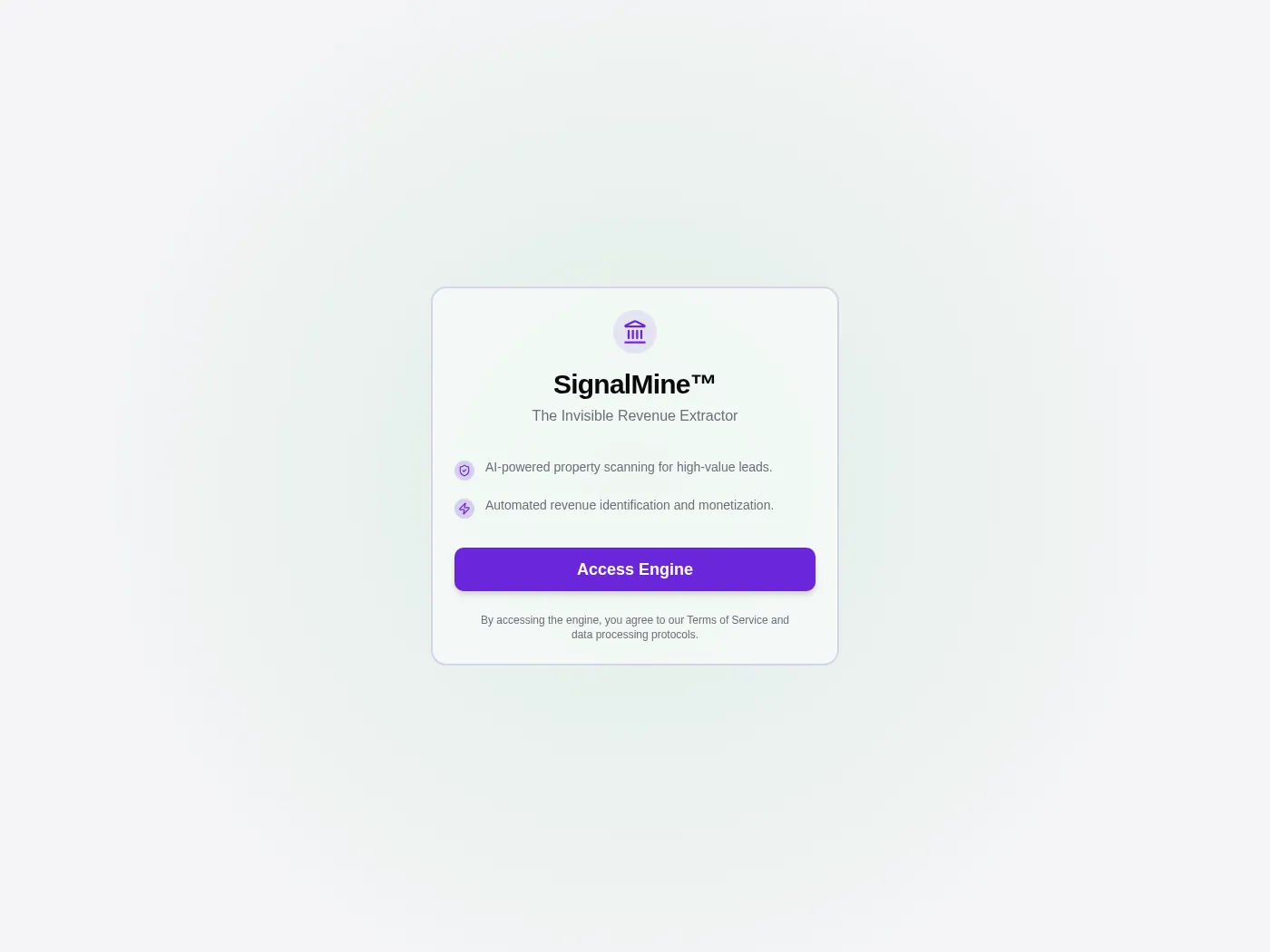 SignalMine Revenue Engine