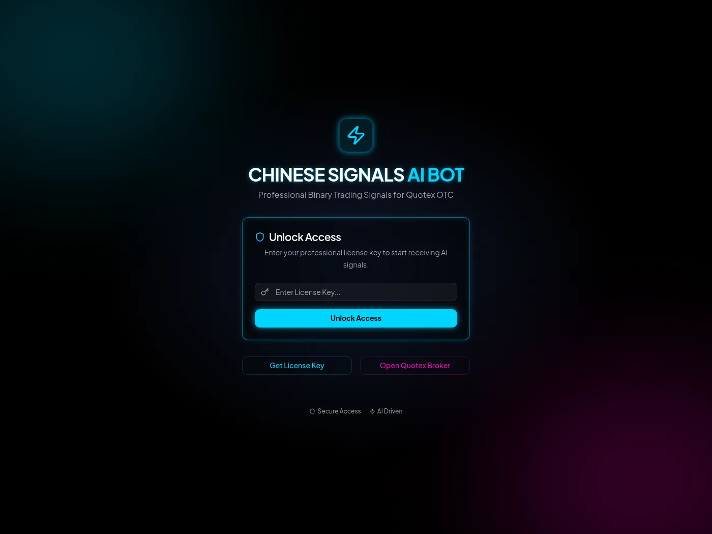Chinese Signals AI Bot