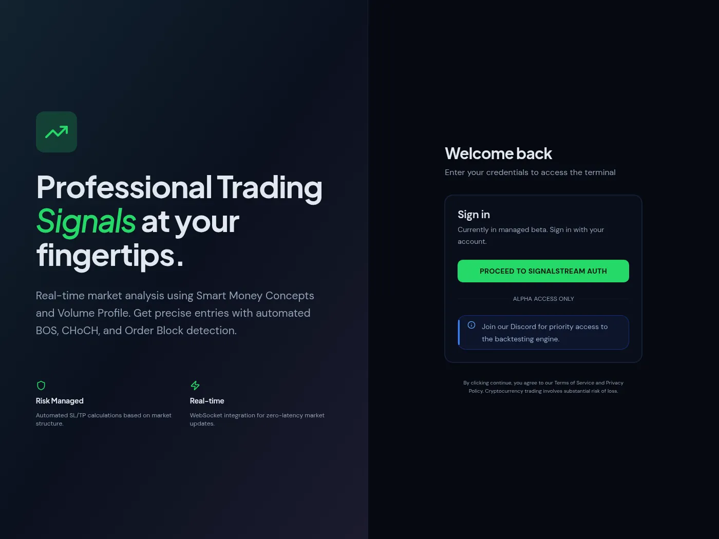 SignalStream Crypto Suite