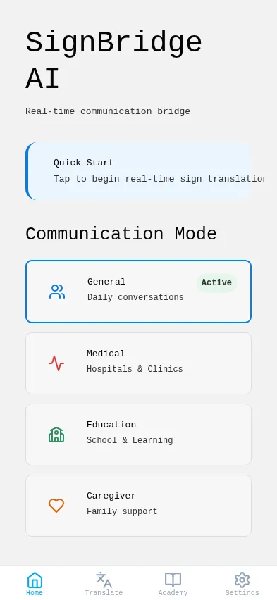 SignBridge AI