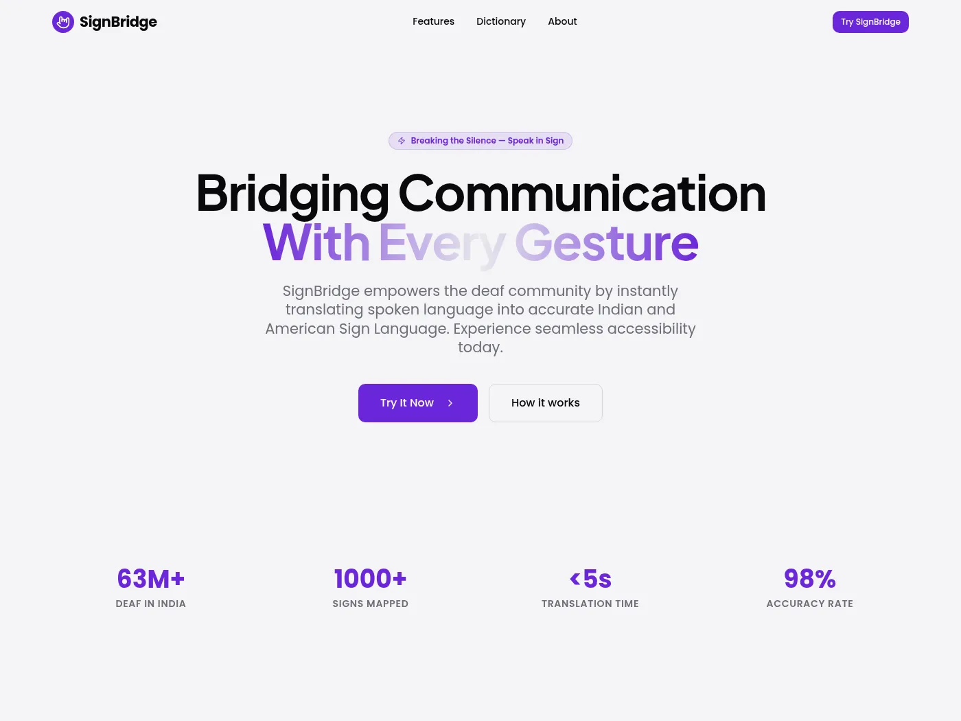 SignBridge Speech-to-Sign Platform