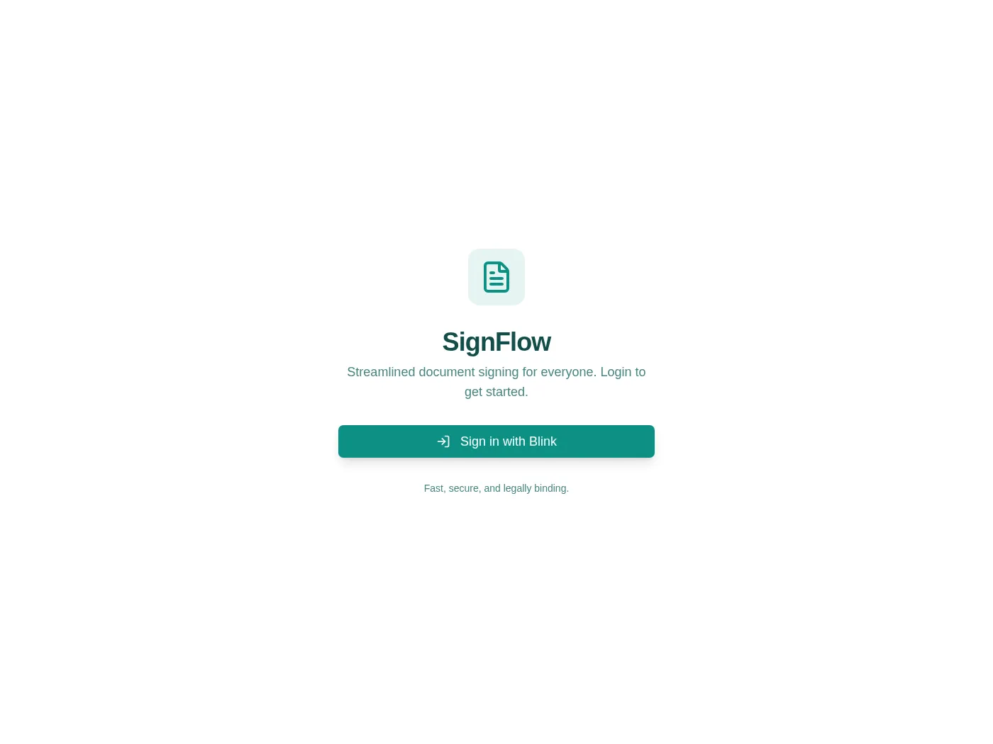 SignFlow
