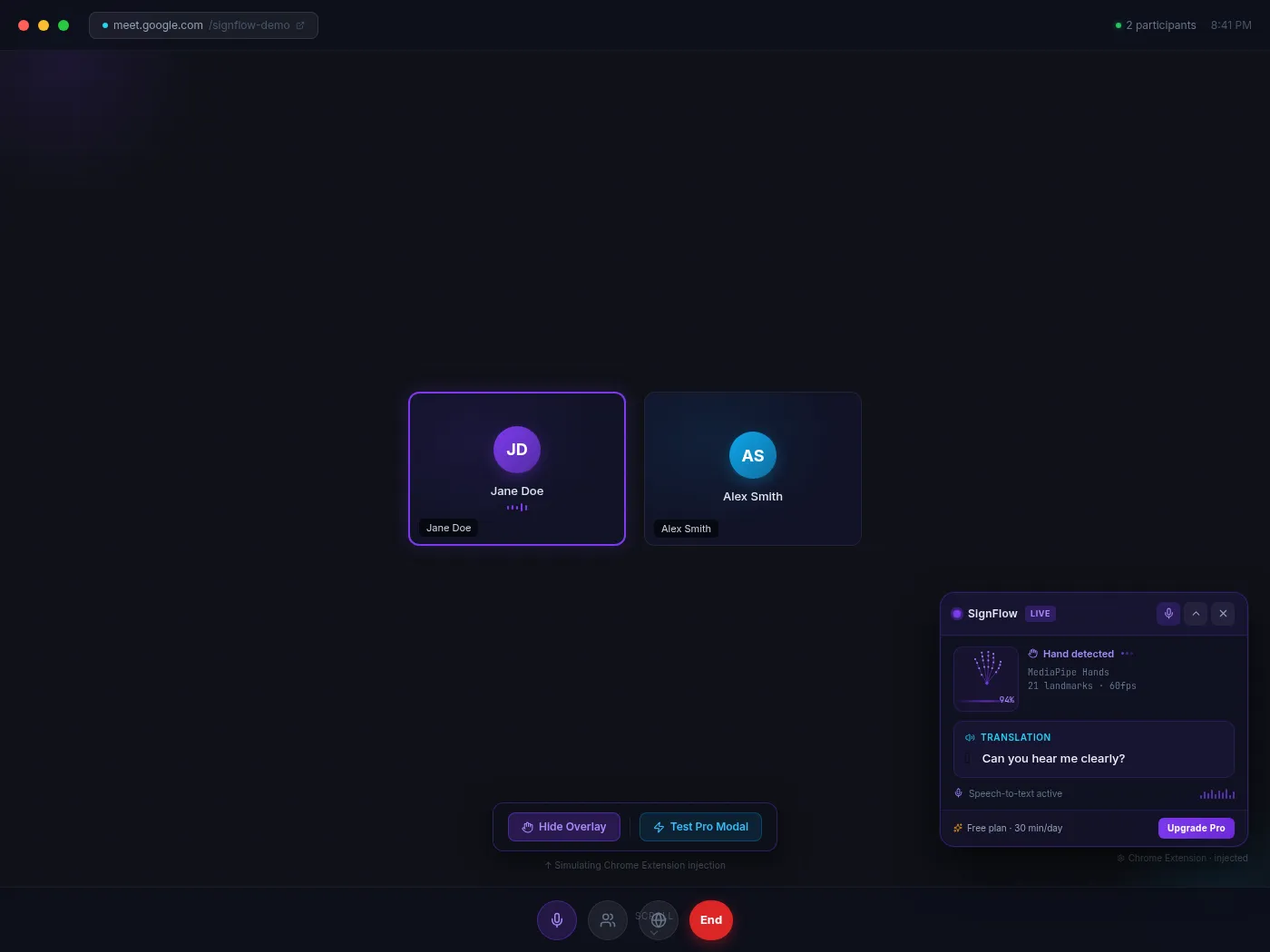 SignFlow Extension MVP