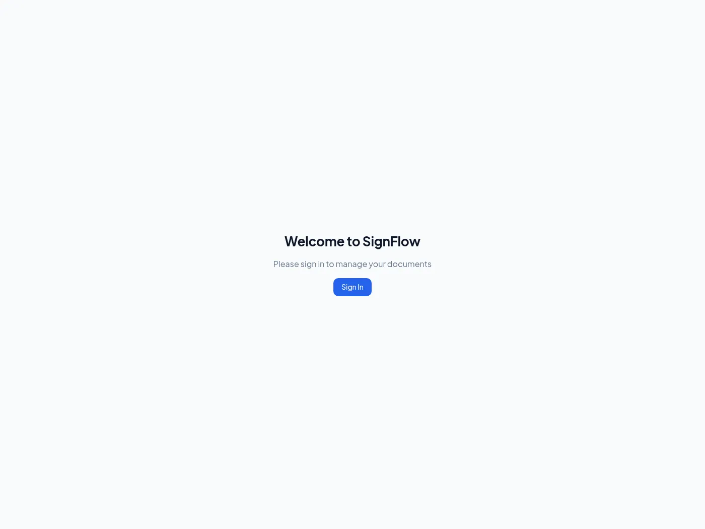 SignFlow