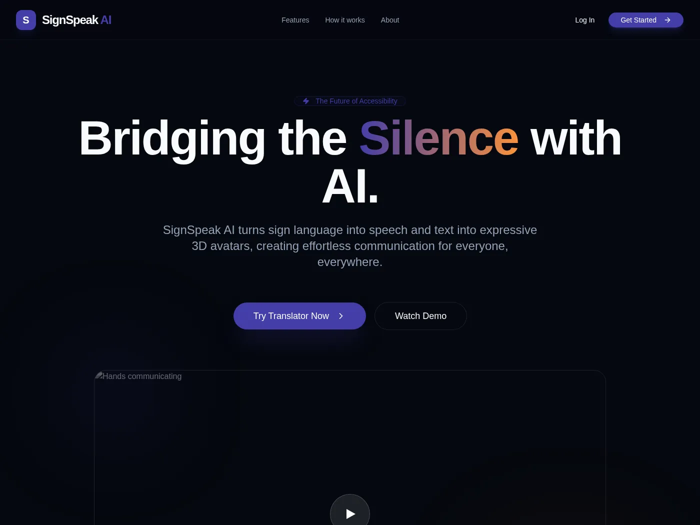 SignSpeak AI