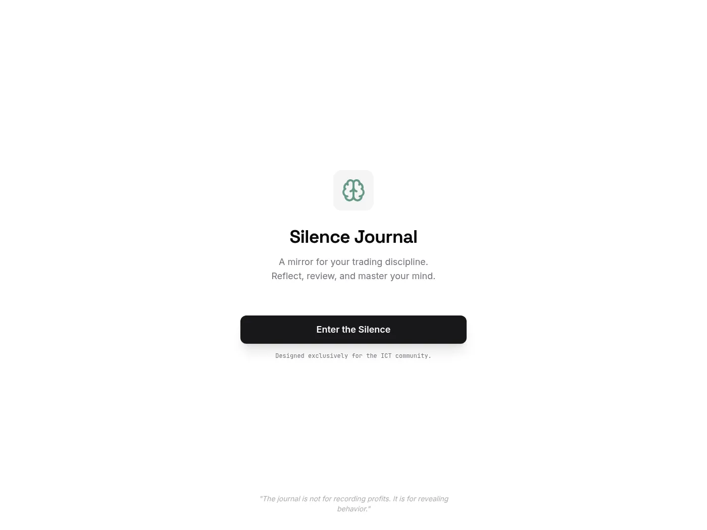 Silence Journal
