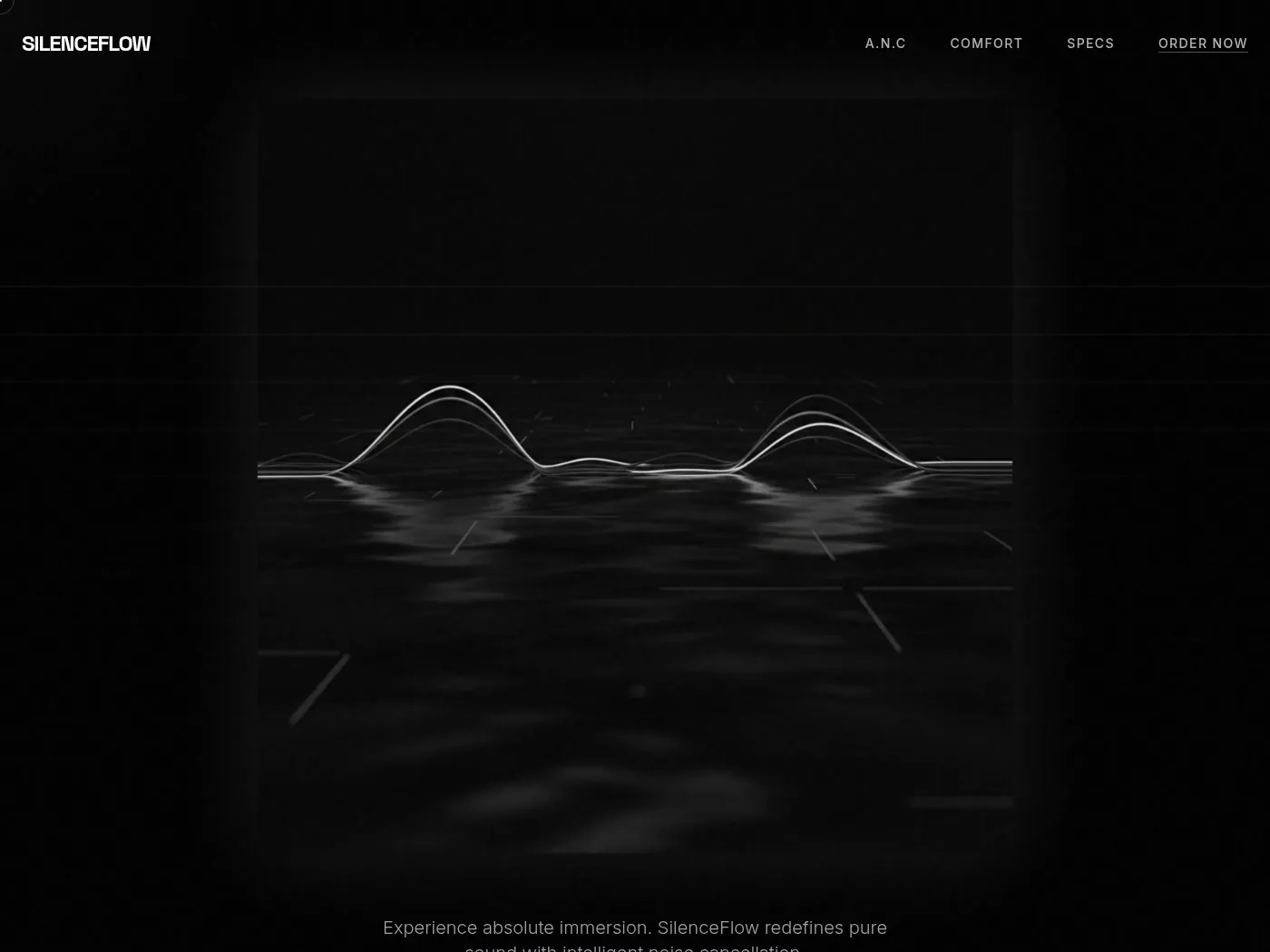 SilenceFlow Landing Page