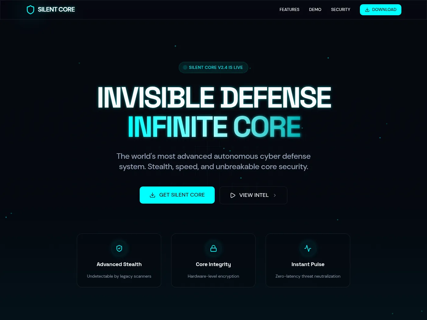 Silent Core Security Site