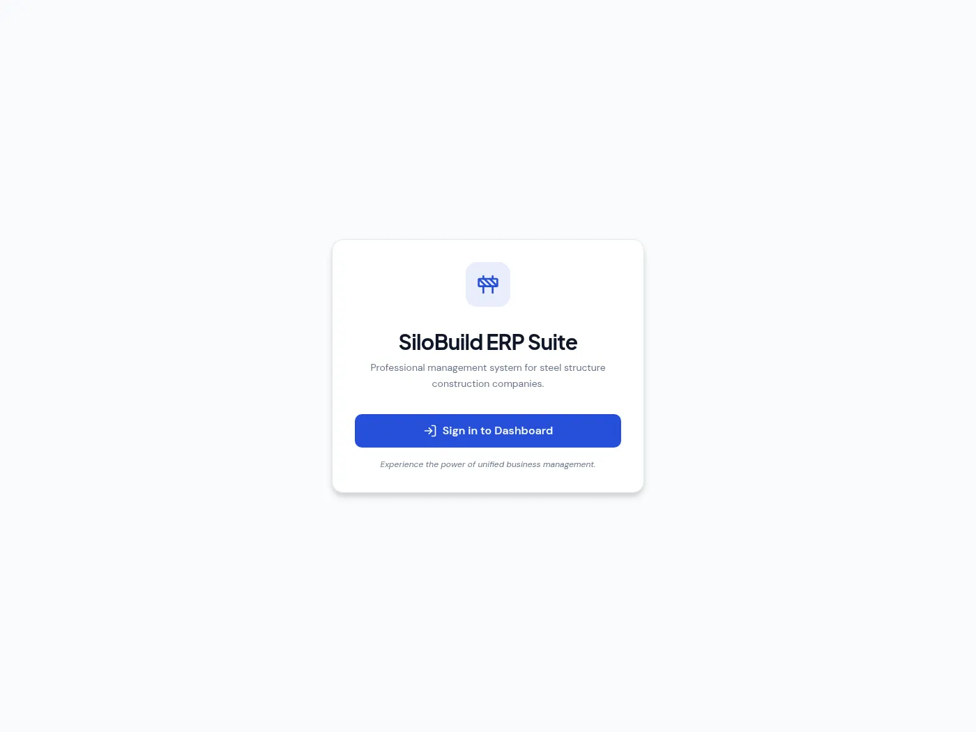 SiloBuild ERP Suite