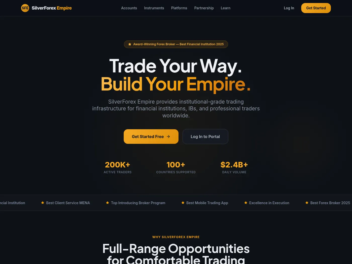SilverForex Empire Portal