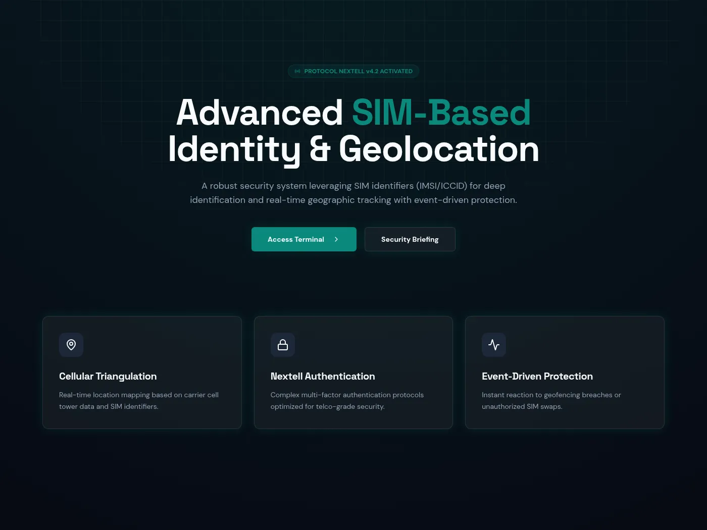 SIM Geo-ID Security System