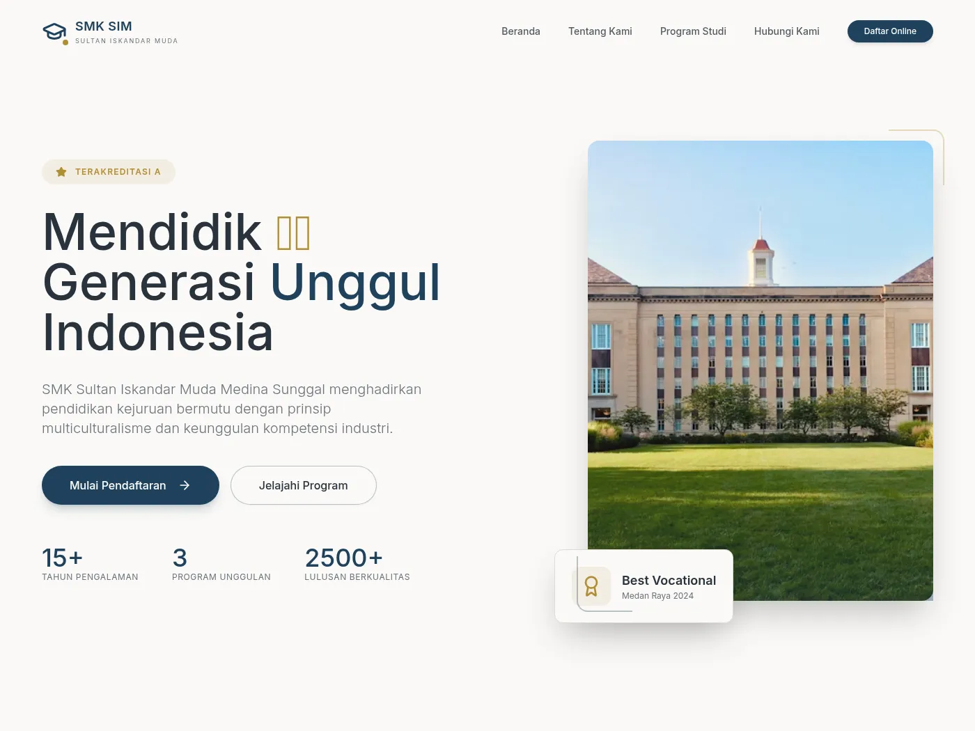 SIM Vocational School Promo