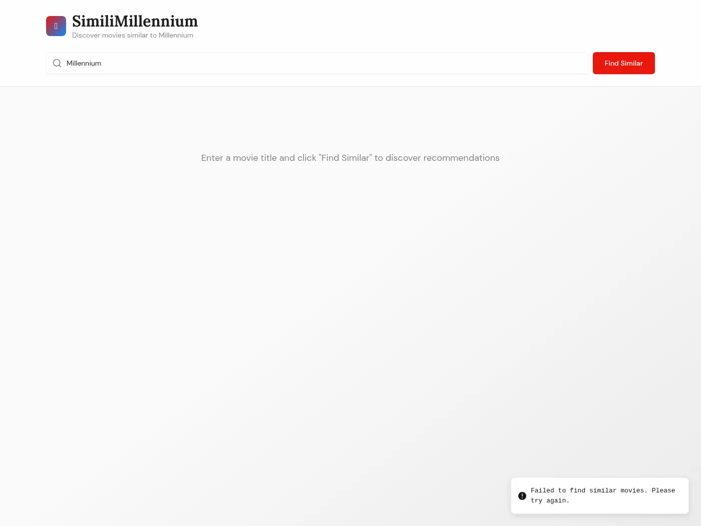 SimiliMillennium Finder
