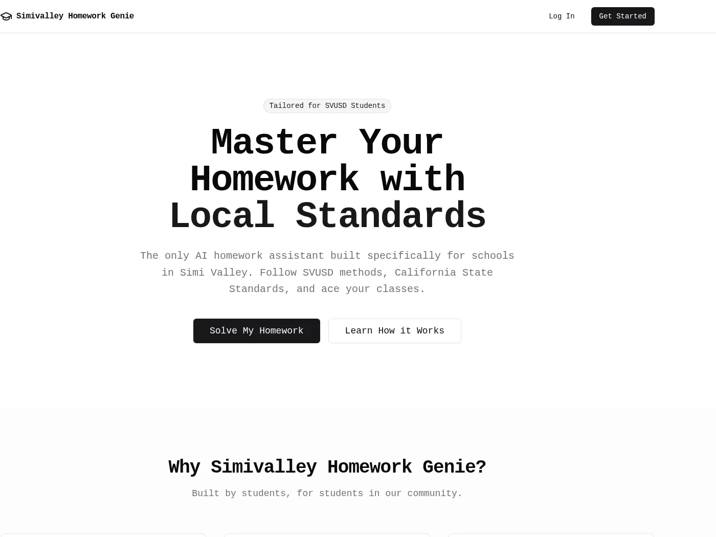 Simivalley Homework Genie